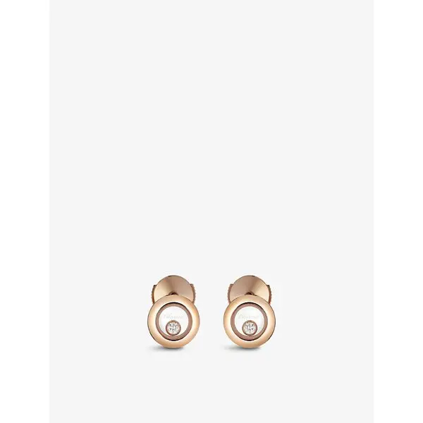 Chopard Happy Diamonds Earrings - Rose Gold