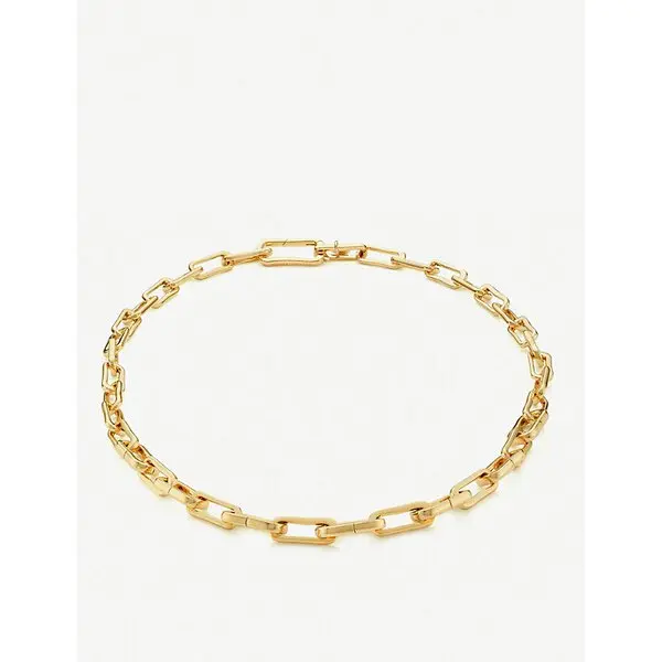 Monica Vinader Alta Capture Link Necklace - 18 Ct Gold