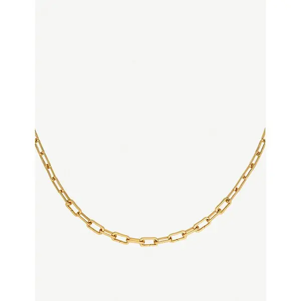Monica Vinader Alta Capture Link Necklace - 18 Ct Gold