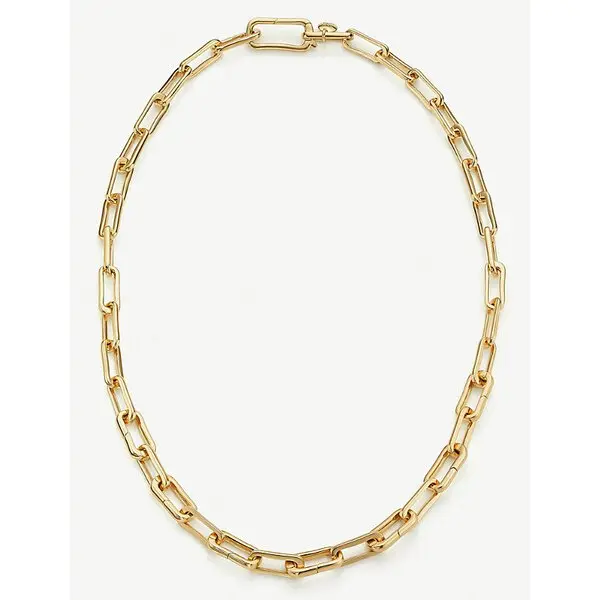 Monica Vinader Alta Capture Link Necklace - 18 Ct Gold