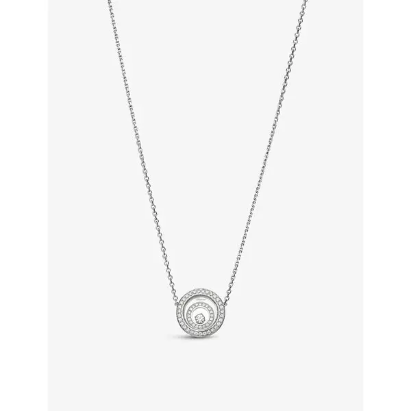 Chopard Happy Spirit Diamond Necklace - White Gold