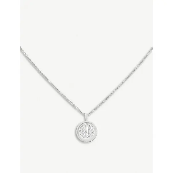 Messika Lucky Move 18-ct And Diamond Necklace - White Gold