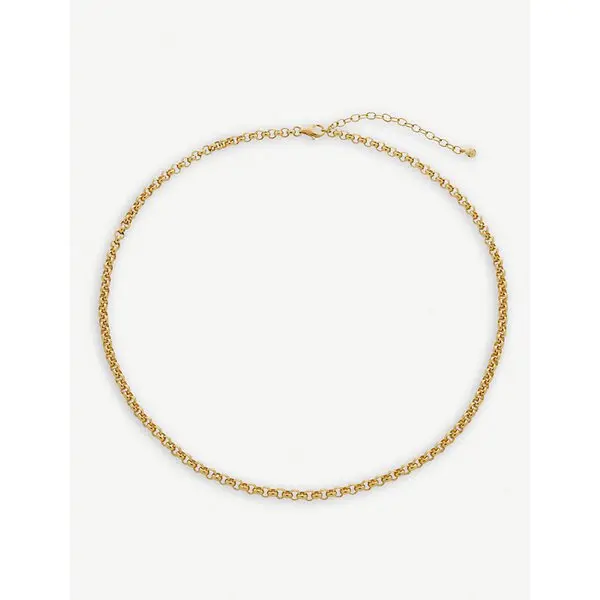 Monica Vinader Vintage Recycled 18ct Yellow -plated Vermeil On Sterling Silver Choker Necklace - Gold
