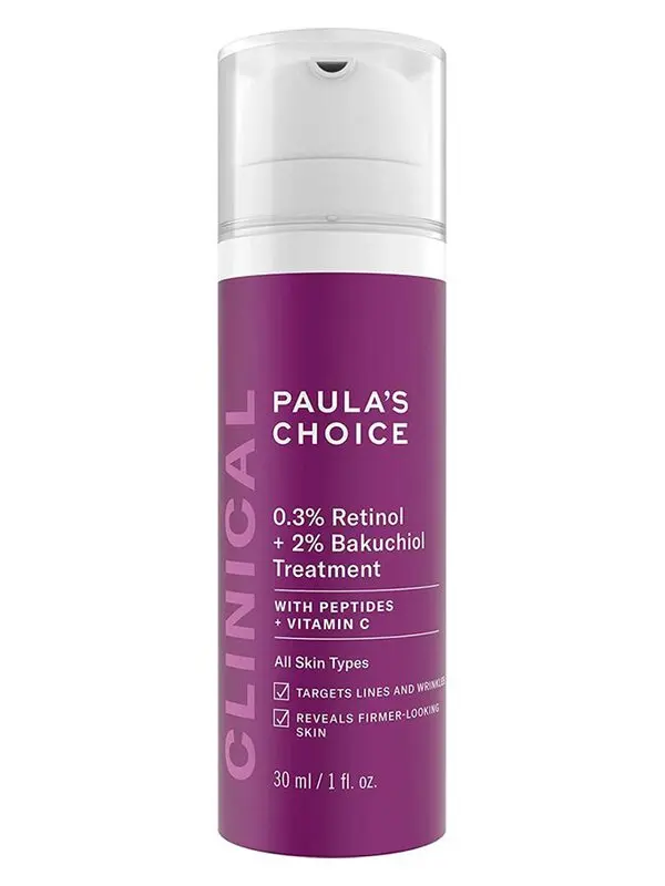 Paula'S Choice Clinical 0.3% Retinol + 2% Bakuchiol Treatment 30ml - One-color