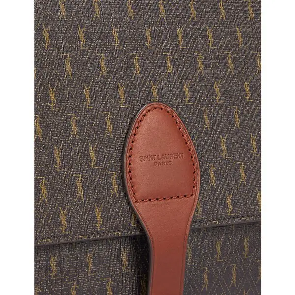 Saint Laurent Le Monogramme Canvas Satchel