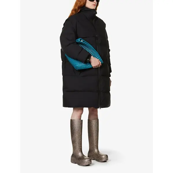 Bottega Veneta Structure Intrecciato Leather Clutch Bag