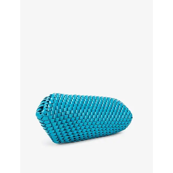 Bottega Veneta Structure Intrecciato Leather Clutch Bag