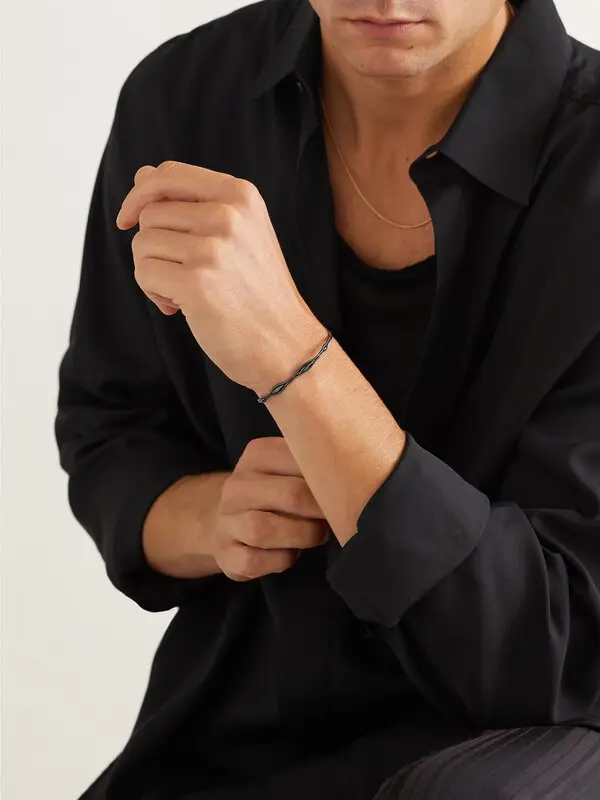 Fernando Jorge Fluid Rhodium-plated Bracelet