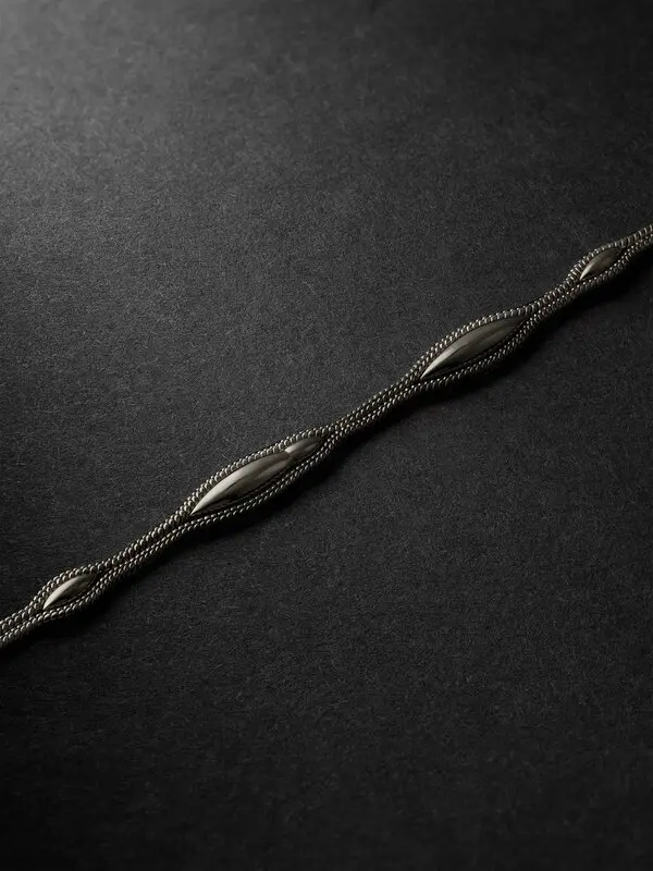Fernando Jorge Fluid Rhodium-plated Bracelet
