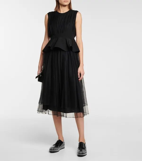 Noir Kei Ninomiya X Church's Leather Platform Brogues