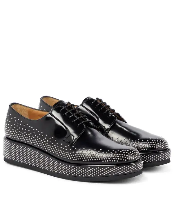 Noir Kei Ninomiya X Church's Leather Platform Brogues