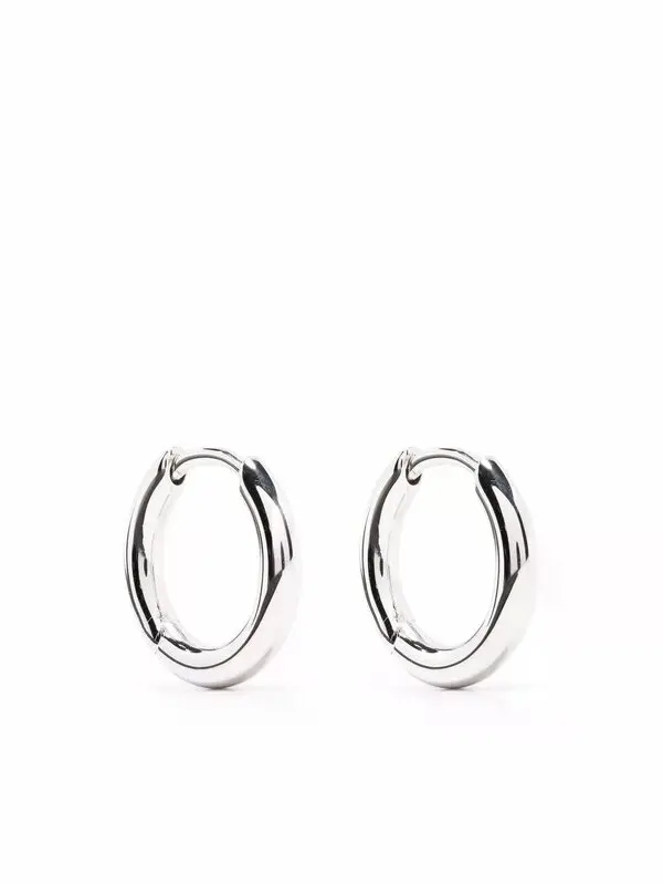 Tom Wood Small Classic Hoop Earrings - Silver