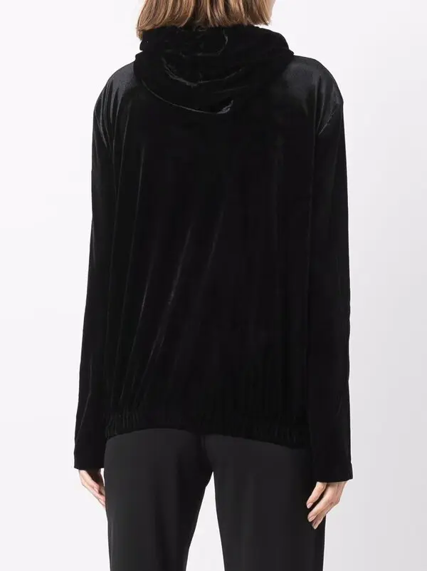 Norma Kamali Long-sleeve Hoodie Top