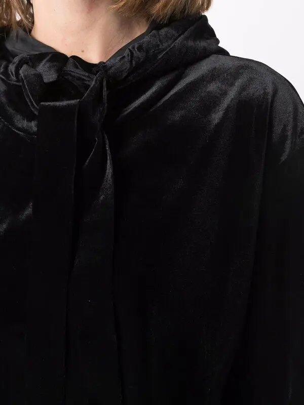Norma Kamali Long-sleeve Hoodie Top