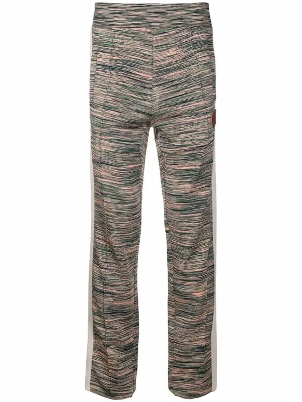 Palm Angels X Missoni Knitted Track Pants
