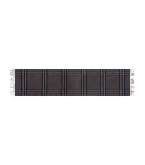 Burberry Reversible Check Cashmere Scarf