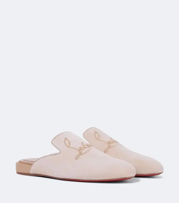 CHRISTIAN LOUBOUTIN Coolito Mules - Beige