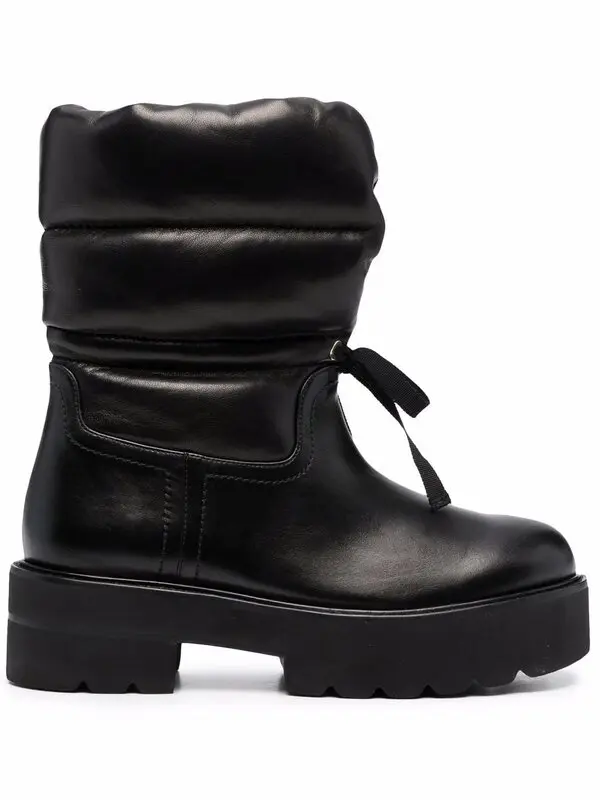 STUART WEITZMAN Quilted Panelled Boots - Black