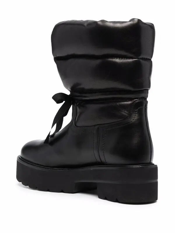 STUART WEITZMAN Quilted Panelled Boots - Black