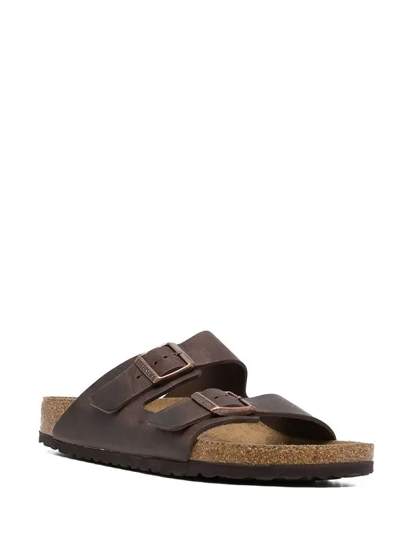 BIRKENSTOCK Arizona Leather Sandals - Brown