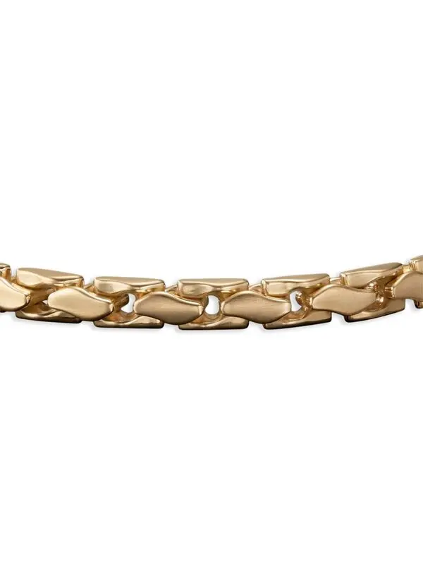 David Yurman 18kt Yellow Fluted Chain Bracelet - Gold