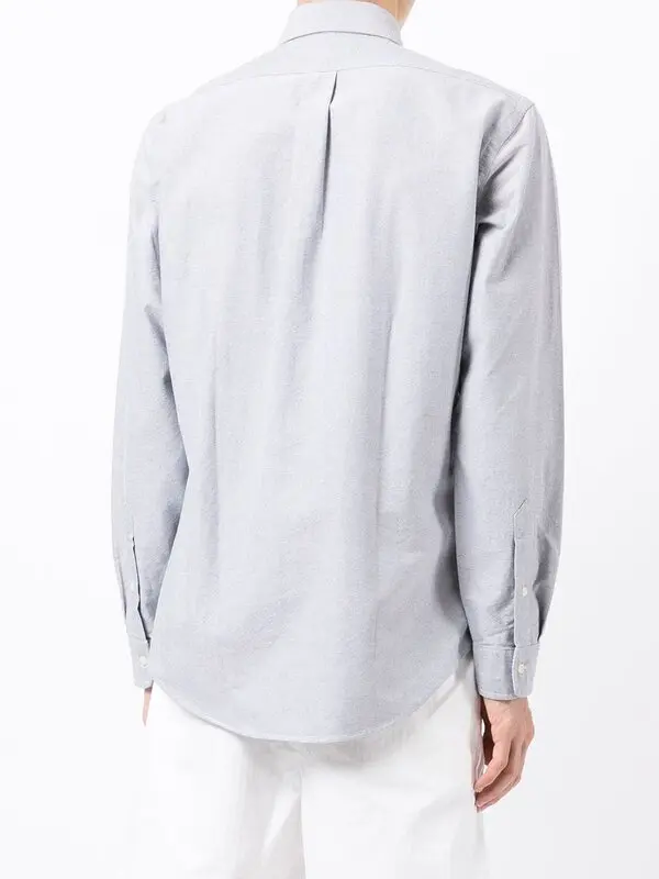Polo Ralph Lauren Embroidered-motif Long-sleeve Shirt - Grey