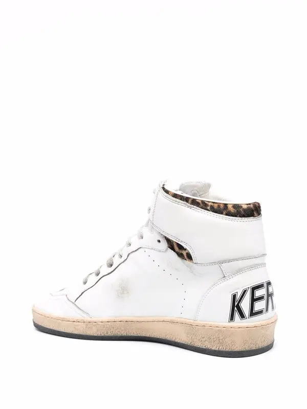 GOLDEN GOOSE High-top Leather Sneakers - White