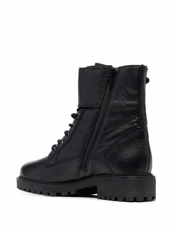 Geox Lace-up Leather Boots