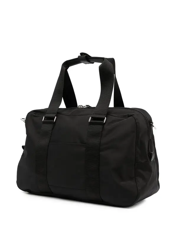 AGNES B. Logo Tag Holdall - Black