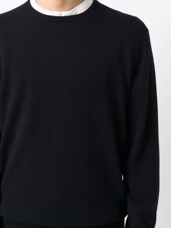 ALLUDE Fine-knit Cashmere Jumper - Blue