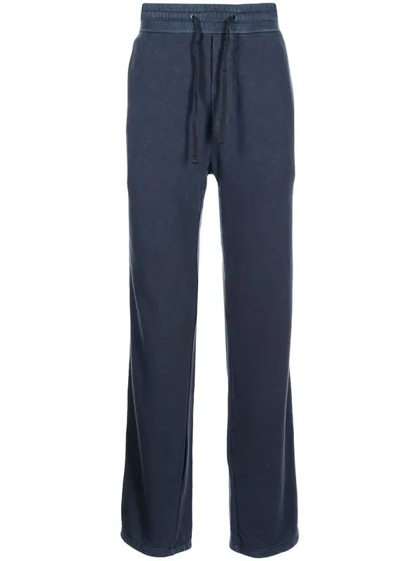 JAMES PERSE Drawstring Fleece Sweatpants - Blue