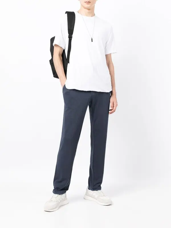 JAMES PERSE Drawstring Fleece Sweatpants - Blue
