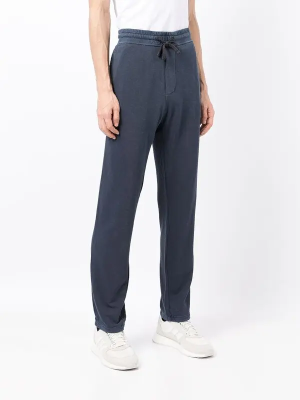 JAMES PERSE Drawstring Fleece Sweatpants - Blue