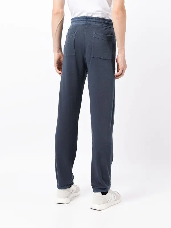 JAMES PERSE Drawstring Fleece Sweatpants - Blue