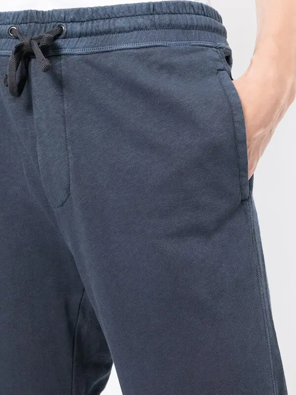 JAMES PERSE Drawstring Fleece Sweatpants - Blue