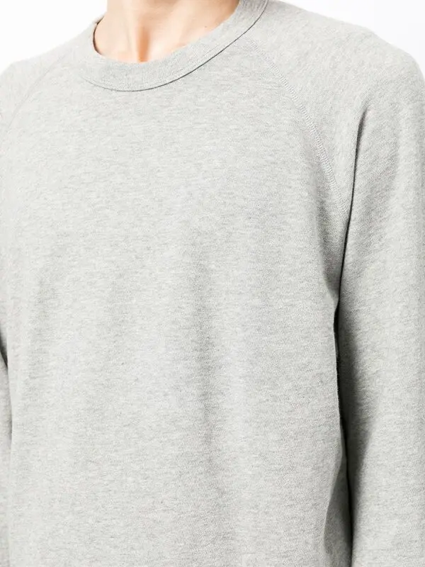 JAMES PERSE Crew Neck Fleece Sweatshirt