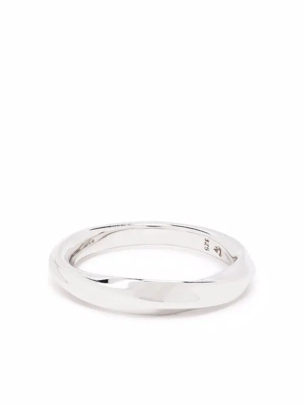 Tom Wood Infinity Band Slim Ring - Silver | Editorialist