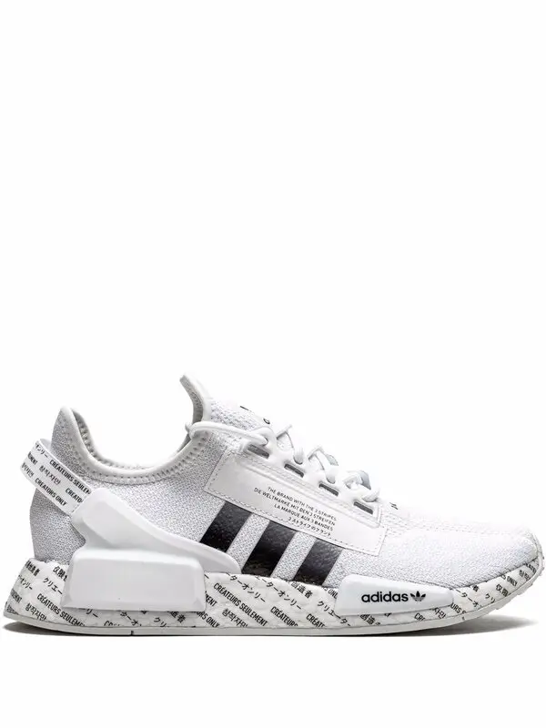 adidas gazelle silver green womens Adidas NMD R1 Mens White/Black Trainers – Sport It First main image 1