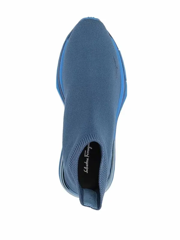 FERRAGAMO Ninette Pull-on Sneakers - Blue