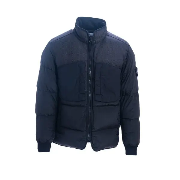 美品STONE  MODIFIED PANAMA DOWN COAT Stone Island Down Jacket Modified Panama 6/3 Ht Nylon Mix Fabrics