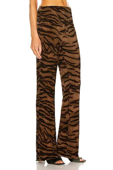 Norma Kamali Boot Pant In Brown