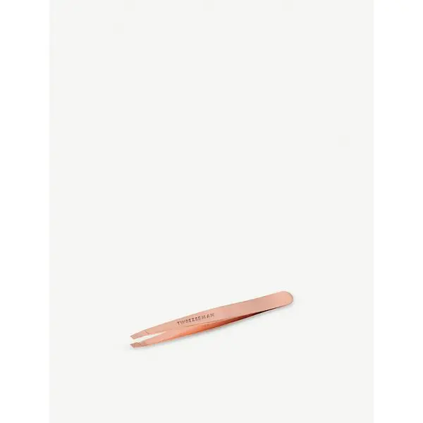 TWEEZERMAN Slant Tweezer - Rose Gold