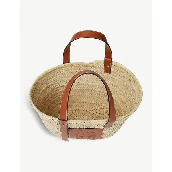 Loewe Open Raffia Basket Bag