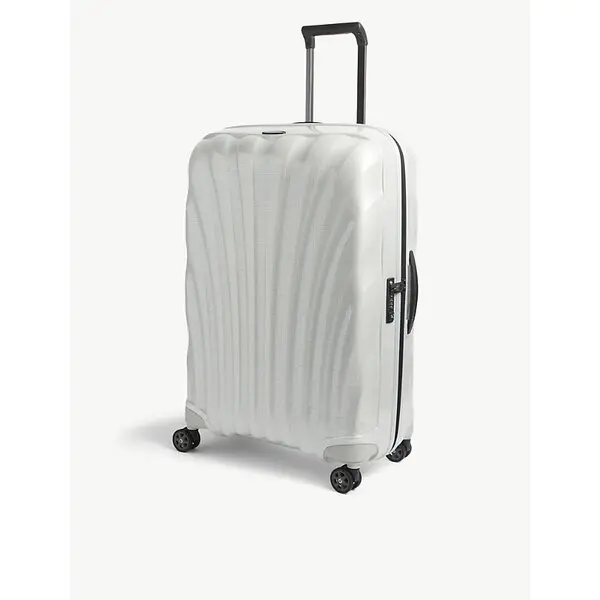 SAMSONITE C-lite Spinner Hard Case Cabin Suitcase 75cm - Off White