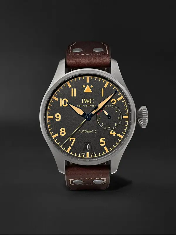 IWC SCHAFFHAUSEN Big Pilot's Heritage Automatic 46.2mm Watch - Black