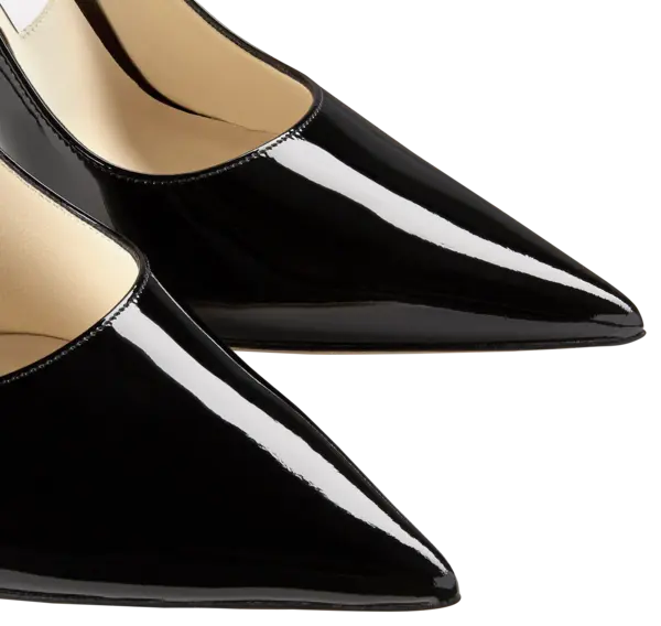 JIMMY CHOO Love 100 Patent Leather Pumps - Black