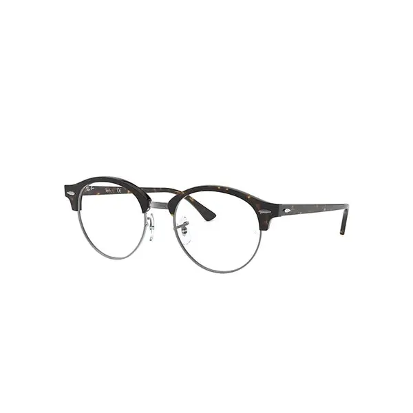 Ray-ban Clubround Optics Eyeglasses Frame Clear Lenses 47-19