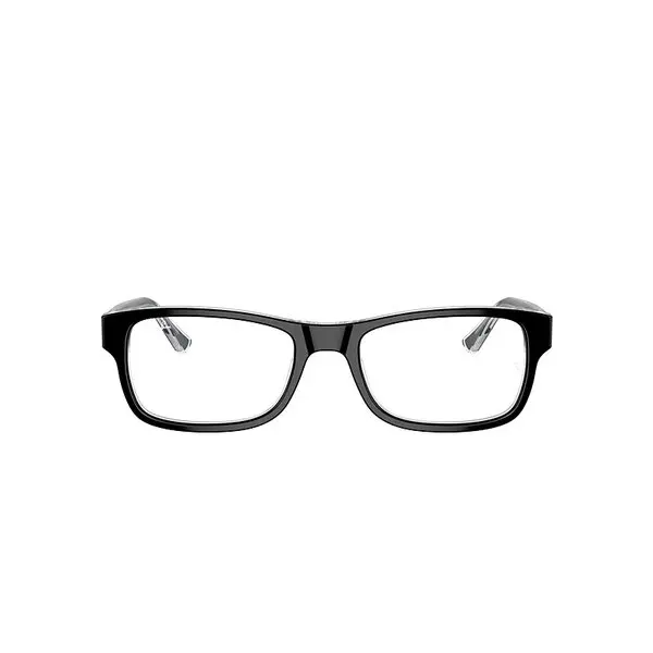 Ray-ban Rectangle Eyeglasses - Black On Transparent