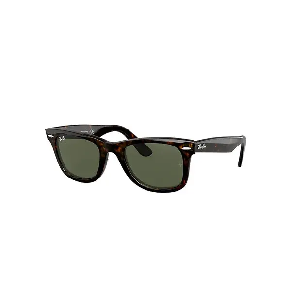 Ray-ban Original Wayfarer Classic Low Bridge Fit Sunglasses Frame Green Lenses Polarized 54-18