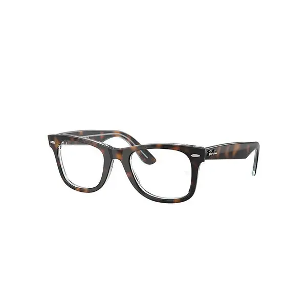 Ray-ban Wayfarer Ease Optics Eyeglasses Frame - Dark Havana On Multicolor